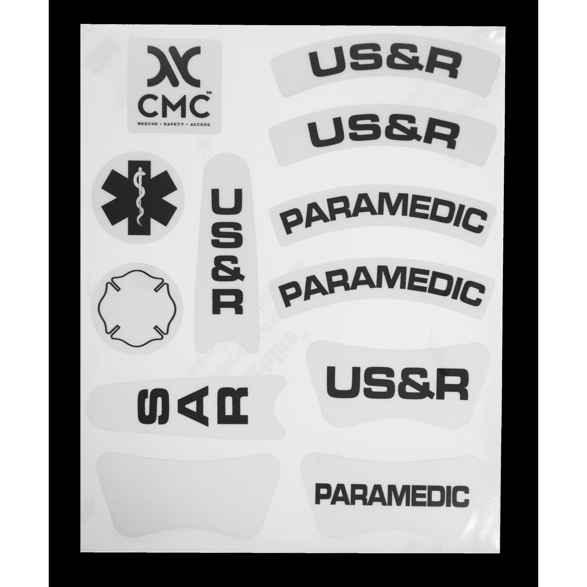 KASK Helmet Decal Set – Safe Rescue