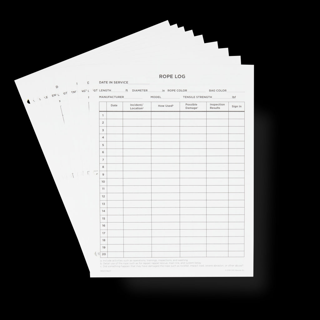 Rope Log – Safe Rescue